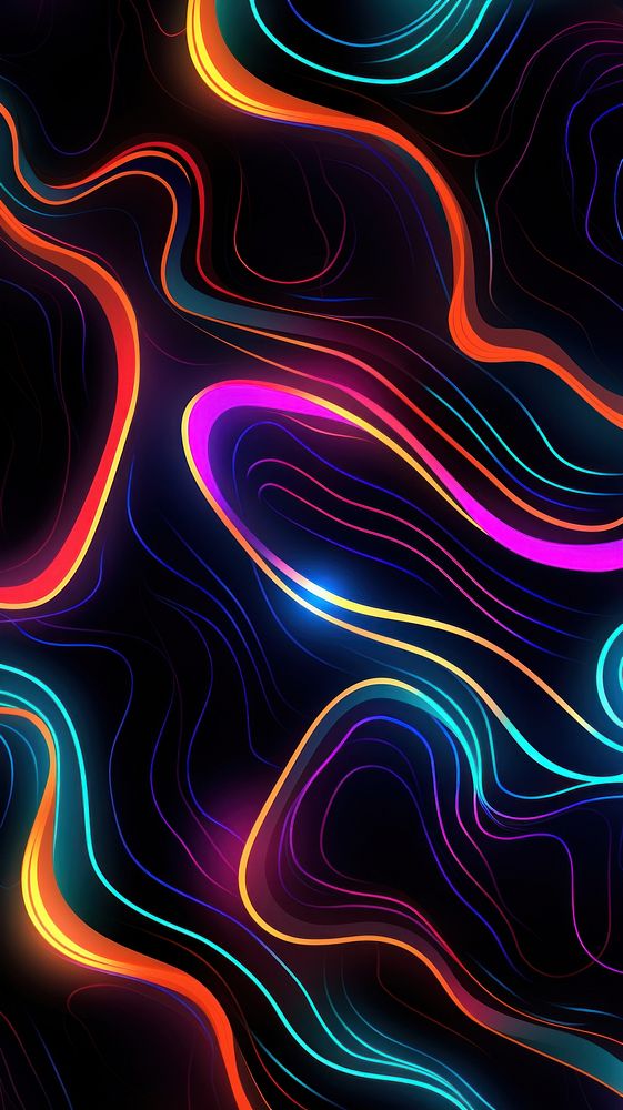 90s pattern neon light wallpaper | Premium Photo Illustration - rawpixel