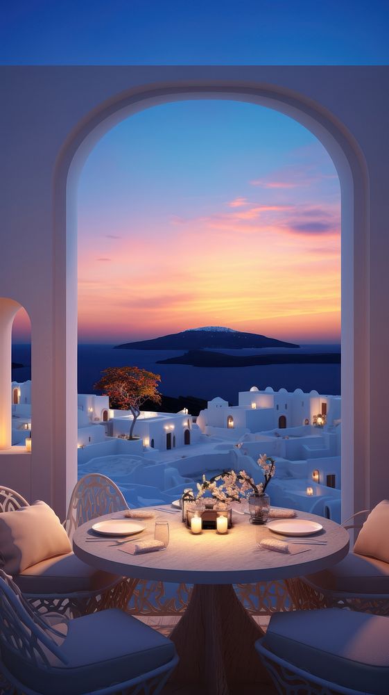 Sunset wallpaper architecture building sunset | Free Photo Illustration ...