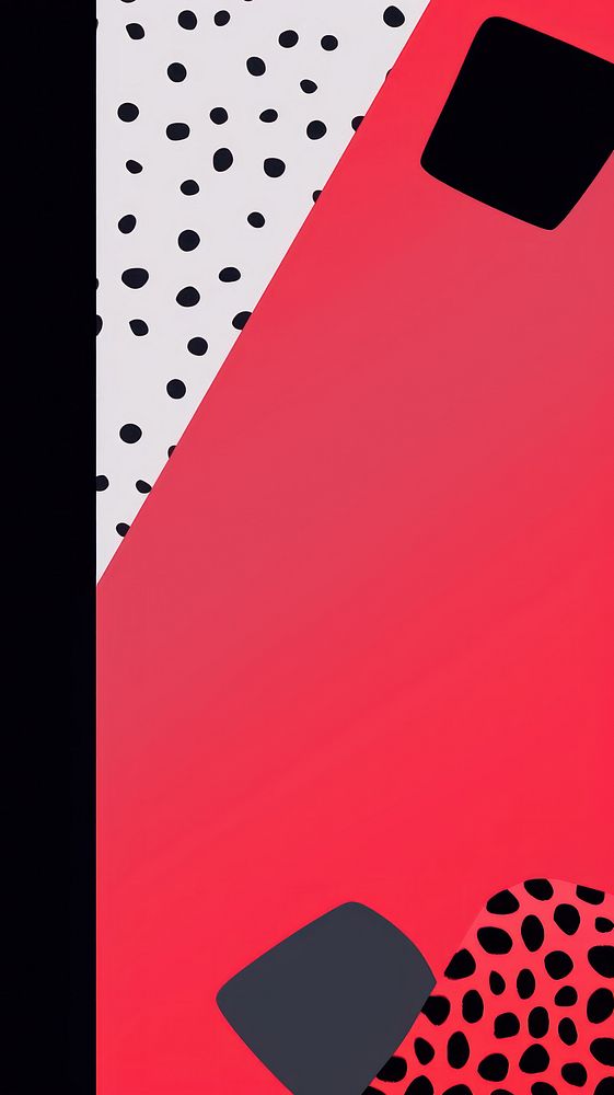 Memphis red border backgrounds abstract | Premium Photo Illustration ...