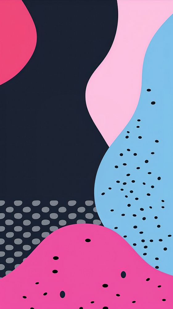 Memphis wave border backgrounds abstract | Free Photo Illustration ...