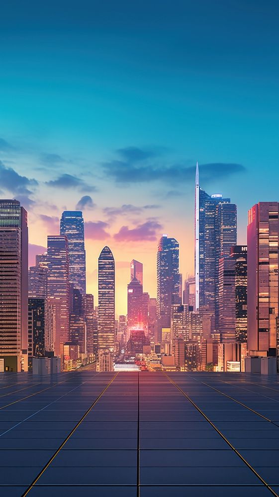 Y2k cityscape background architecture building | Premium Photo - rawpixel