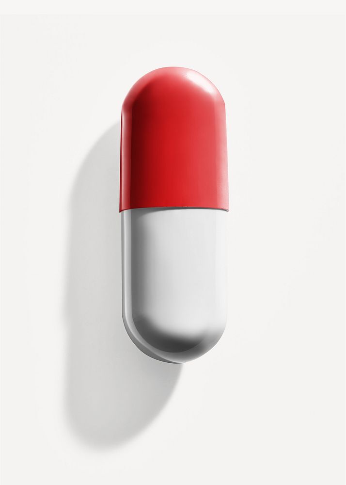 White & red capsule mockup | Premium PSD Mockup - rawpixel