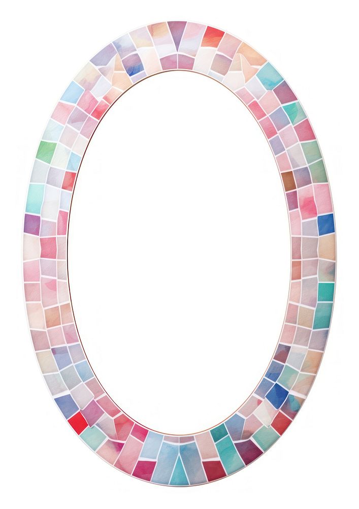 Oval love art mosaic oval. | Free Photo - rawpixel