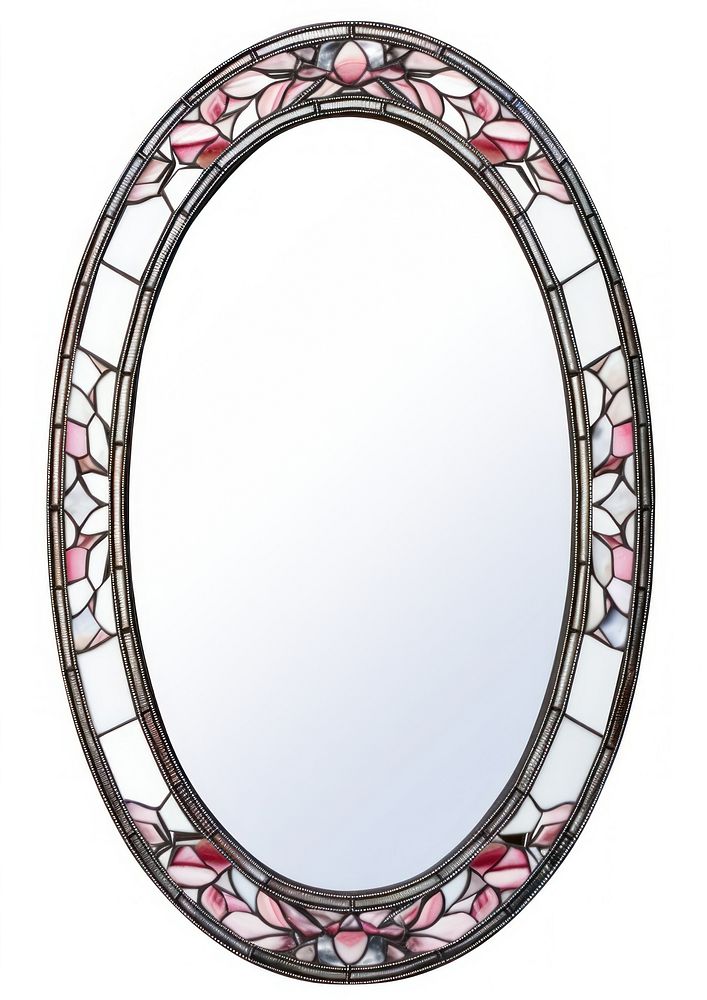 Oval love rose mirror glass | Premium Photo - rawpixel