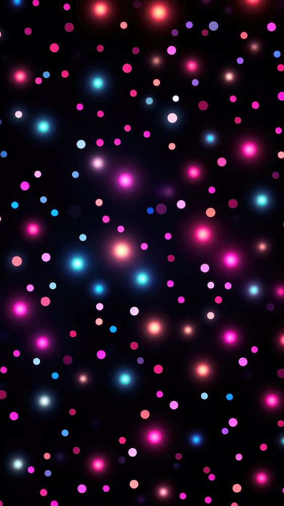 Polka dots neon light wallpaper | Premium Photo Illustration - rawpixel