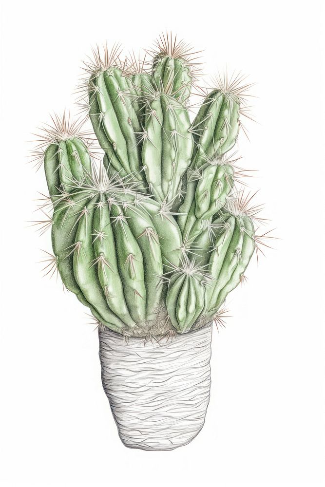Cactus drawing sketch plant. | Premium Photo Illustration - rawpixel