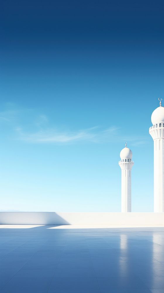 Mosque sky architecture lighthouse. | Premium Photo - rawpixel
