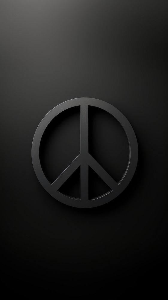 Peace Sign black logo blackboard | Free Photo Illustration - rawpixel
