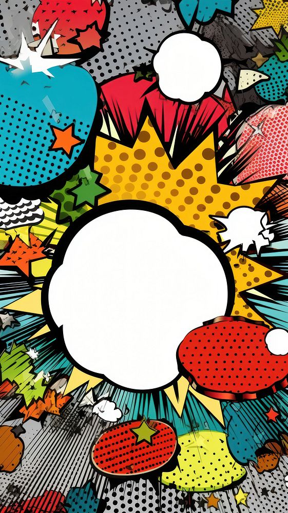 Vintage pop art cartoon comics | Free Photo Illustration - rawpixel