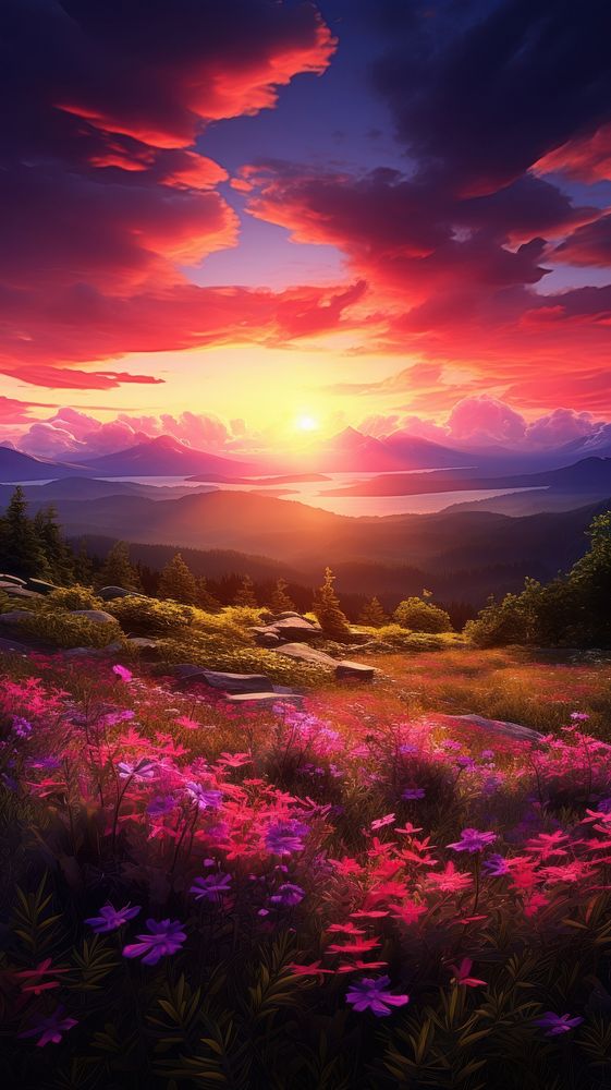 Sun set landscape sunlight outdoors. | Premium Photo - rawpixel