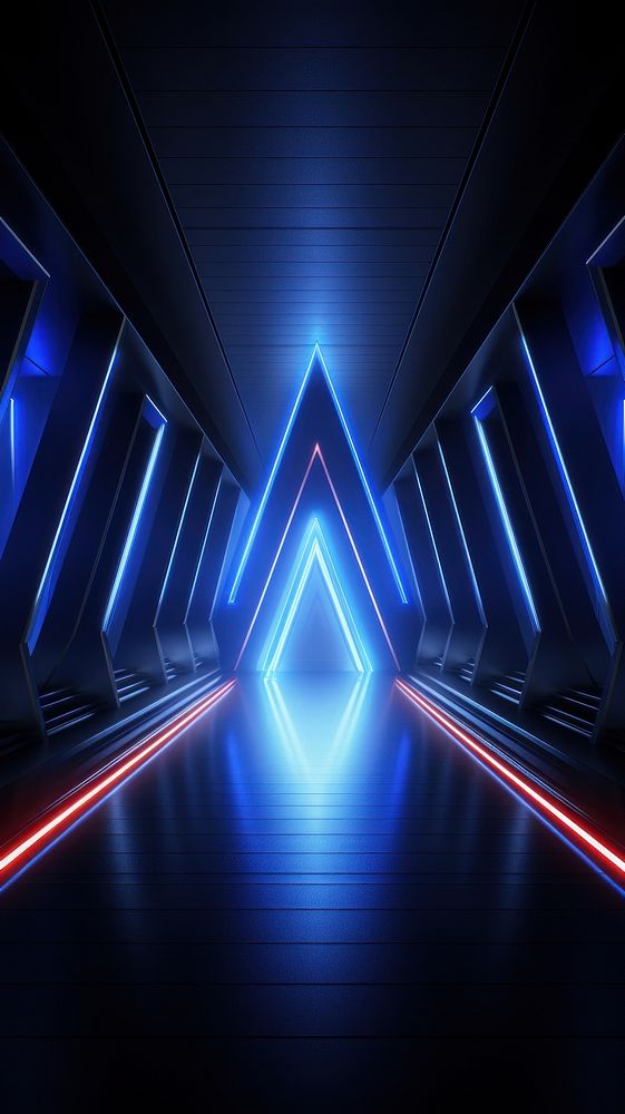 Dark blue futuristic Background Wallpaper | Premium Photo Illustration ...