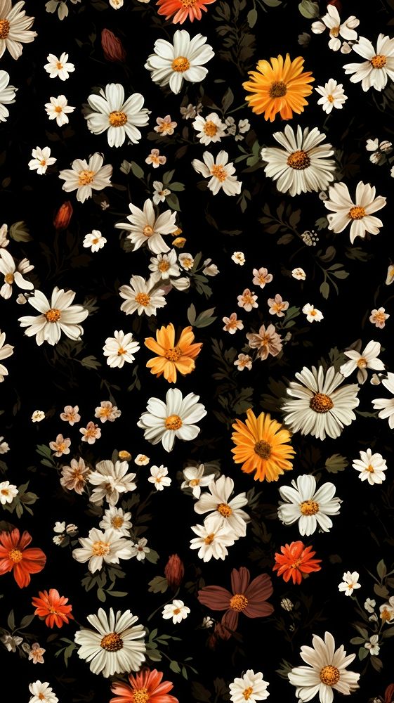 Floral liberty pattern plant backgrounds | Premium Photo Illustration ...