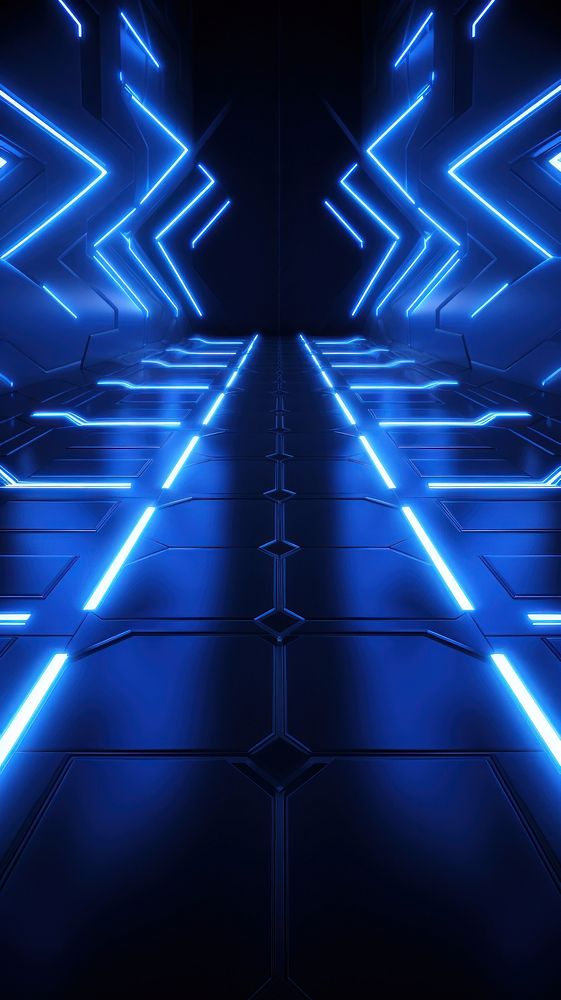 Futuristic Blue Background Wallpaper backgrounds | Premium Photo ...