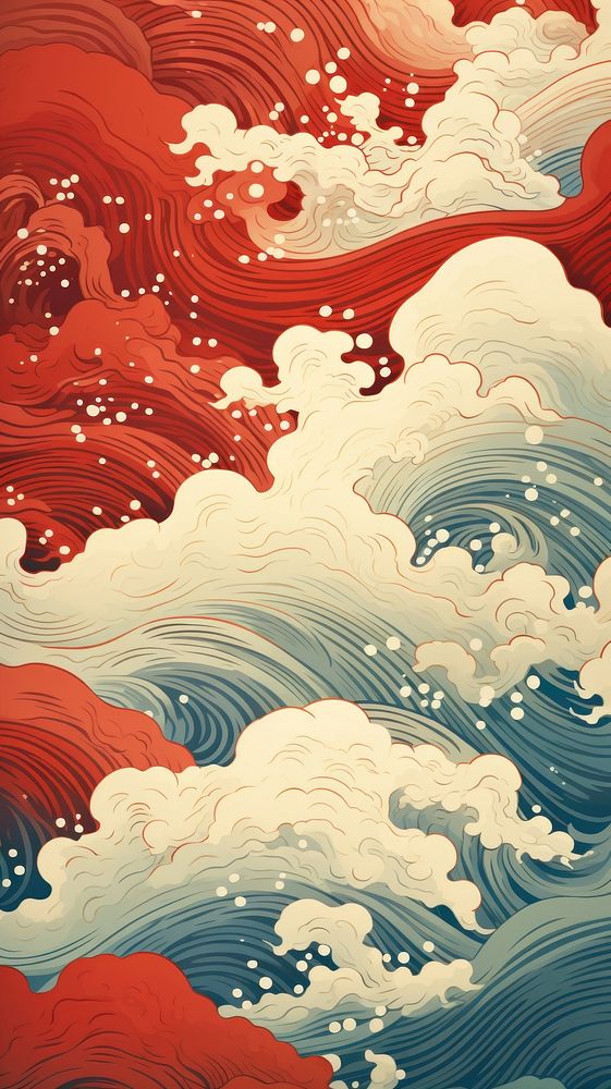 Wave pattern art backgrounds. | Premium Photo Illustration - rawpixel
