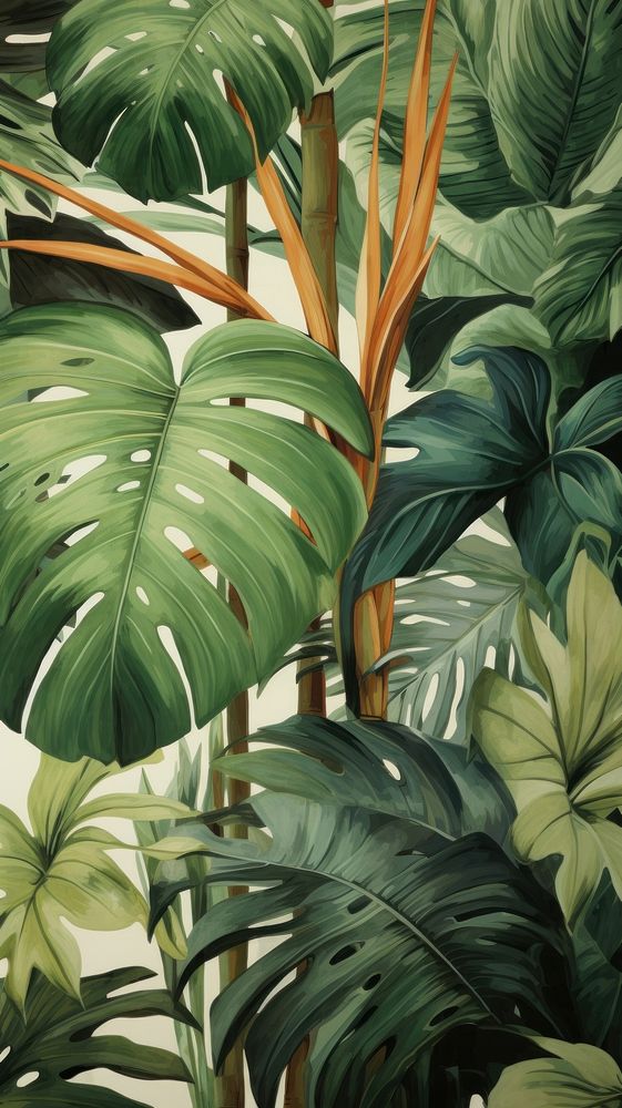 Plant wallpaper plant vegetation outdoors. | Premium Photo Illustration ...