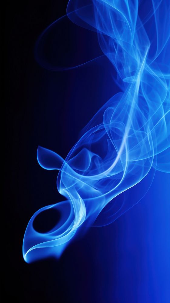 Smooth smoke particle wave Blue | Premium Photo Illustration - rawpixel
