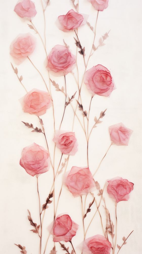Real pressed pink roses pattern | Premium Photo - rawpixel