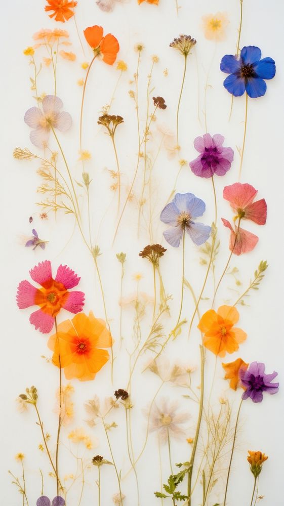 Real pressed flowers pattern purple | Premium Photo - rawpixel