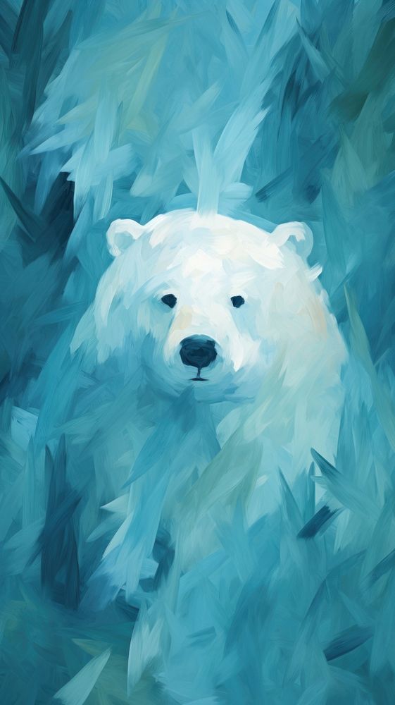 Abstract wallpaper bear animal mammal. | Premium Photo Illustration ...