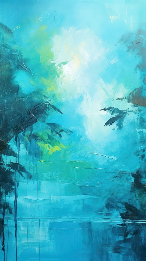 Abstract wallpaper painting outdoors nature. | Premium Photo ...