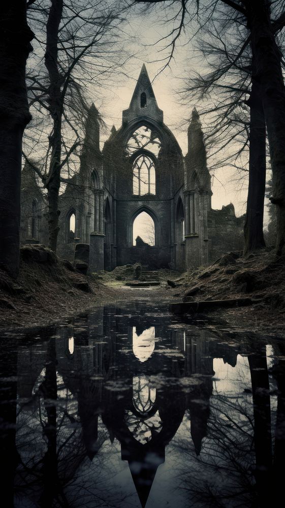 Cool wallpaper gothic ruin architecture | Premium Photo - rawpixel