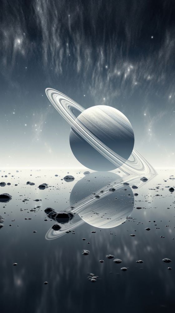 Planet space reflection astronomy. | Premium Photo - rawpixel