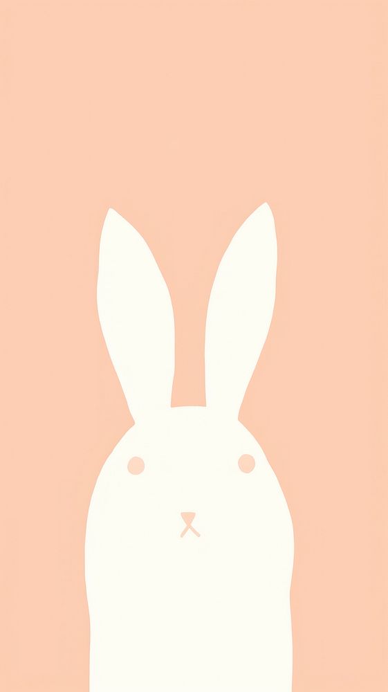 Aesthetic minimal rabbit background rodent | Premium Photo Illustration ...