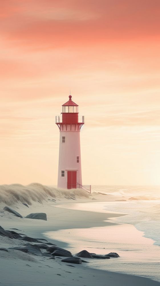 Lighthouse wallpaper architecture landscape building. | Premium Photo ...