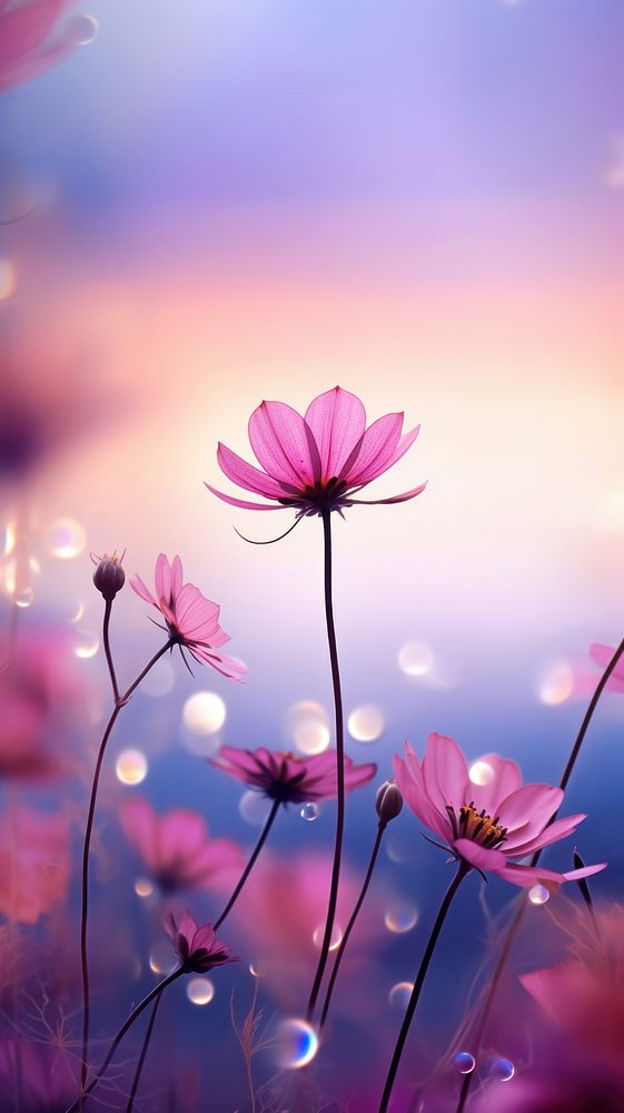 Pink flower landscape outdoors blossom | Premium Photo - rawpixel