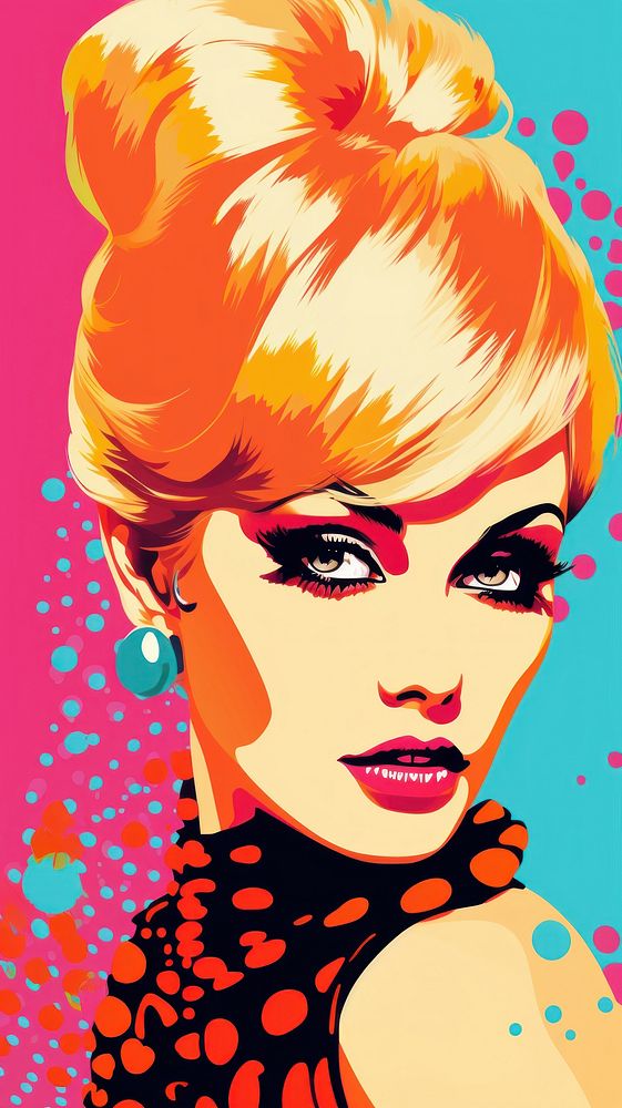 Vintage wallpaper art painting portrait. | Premium Photo Illustration ...