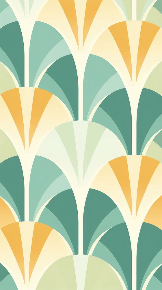 Overlapping art deco pattern wallpaper | Free Photo Illustration - rawpixel