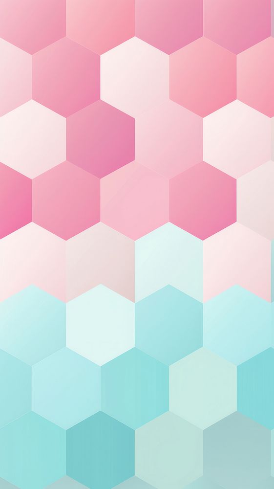 Overlapping hexagon seamless pattern architecture | Premium Photo ...