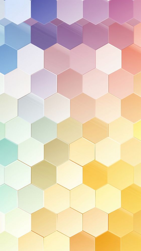 Overlapping hexagon seamless pattern honeycomb | Premium Photo ...