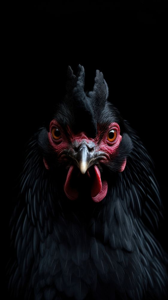 Ayam Cemani chicken poultry animal | Premium Photo - rawpixel