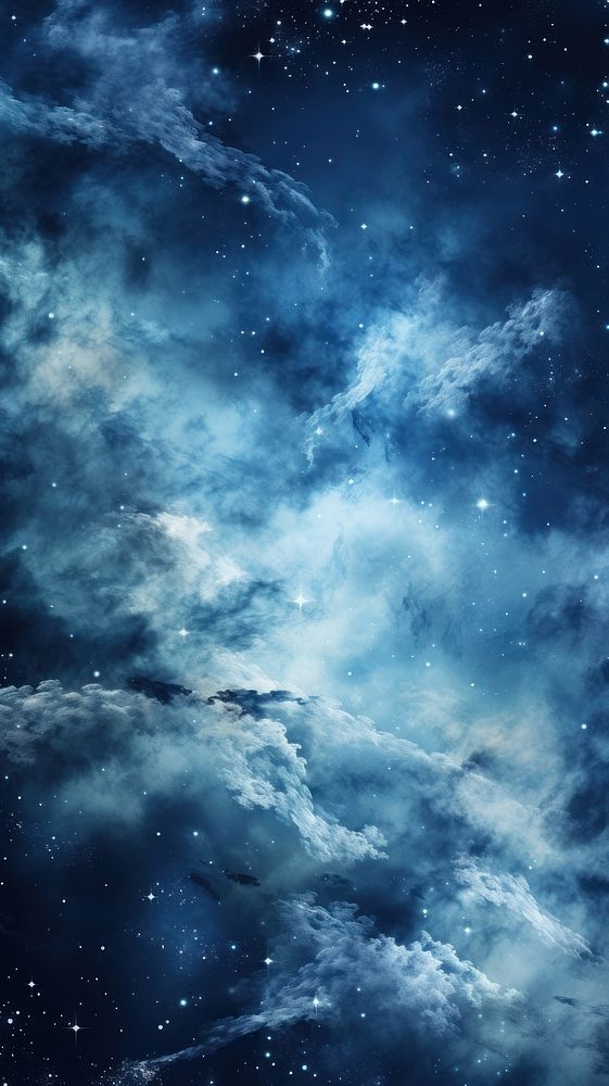 Blue wallpaper space sky astronomy. | Premium Photo - rawpixel