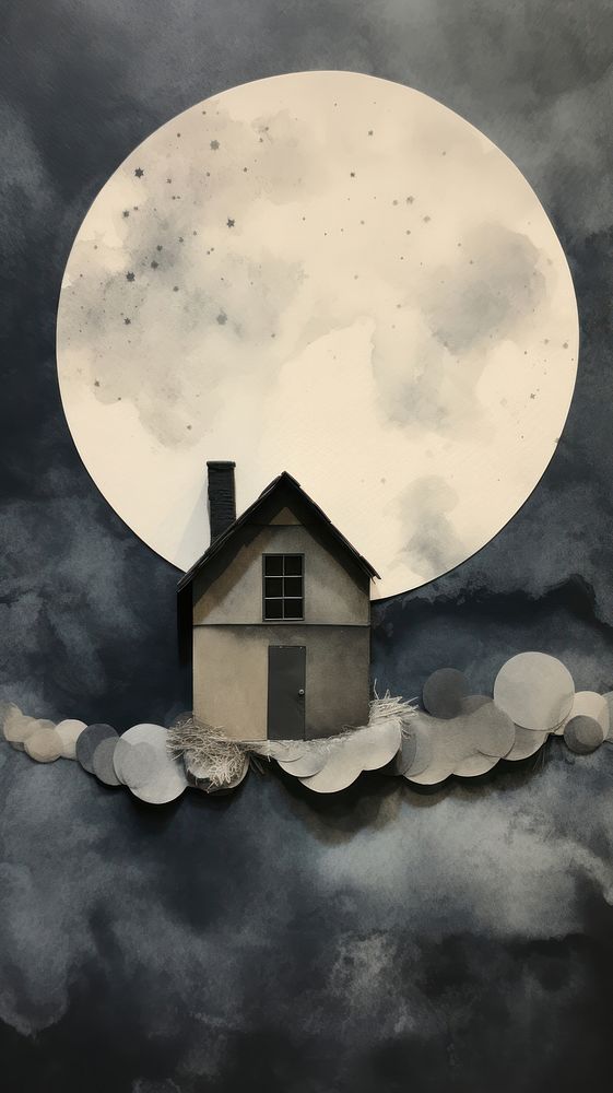 Little house cloud architecture building. | Free Photo Illustration ... Little house cloud architecture building. | Free Photo Illustration ...