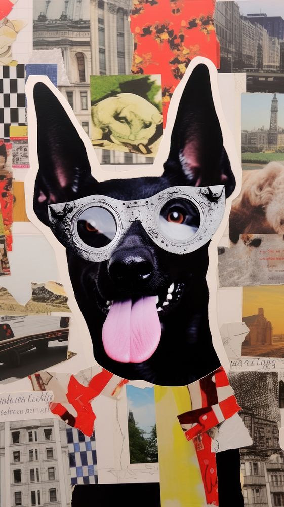 Dog collage mammal animal. | Free Photo Illustration - rawpixel