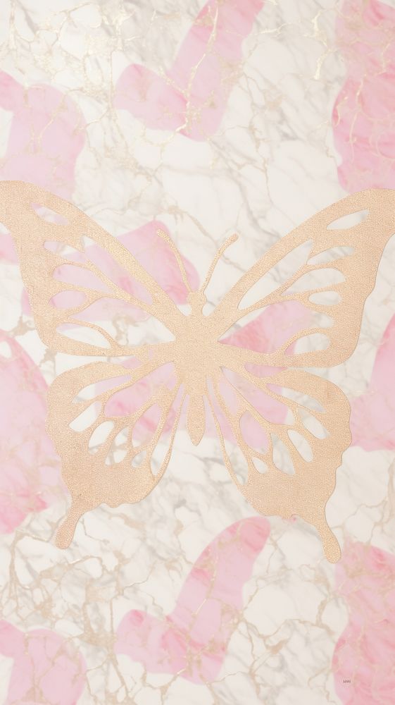 Butterfly pattern marble wallpaper backgrounds | Premium Photo ...