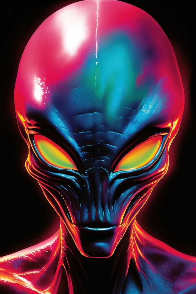 Alien superhero portrait science | Free Photo Illustration - rawpixel