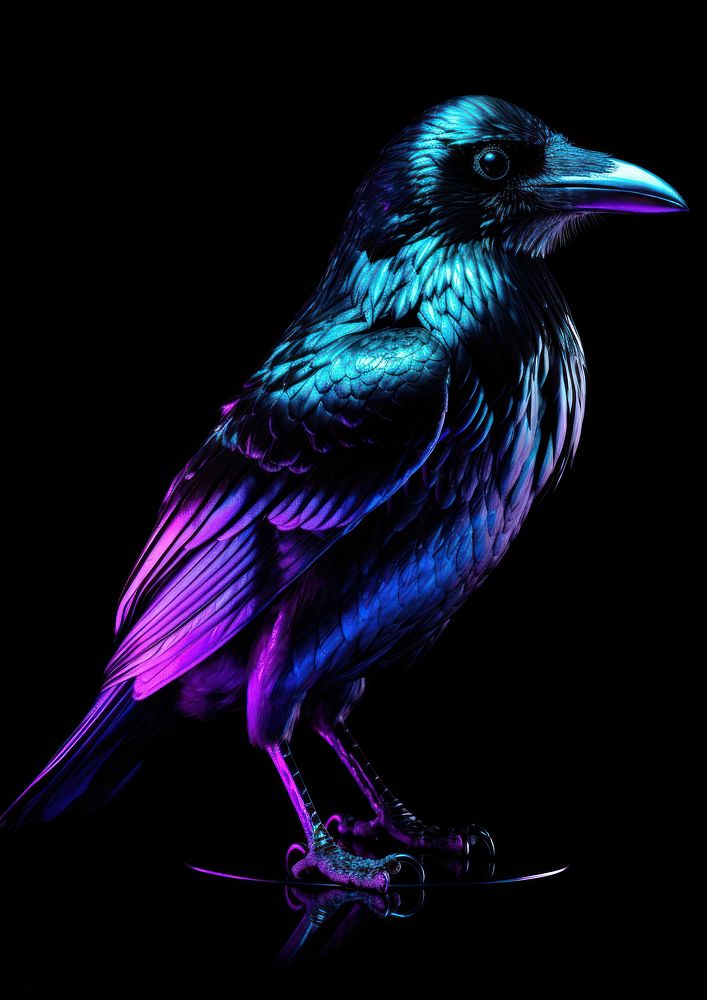 Animal violet bird beak. | Free Photo Illustration - rawpixel