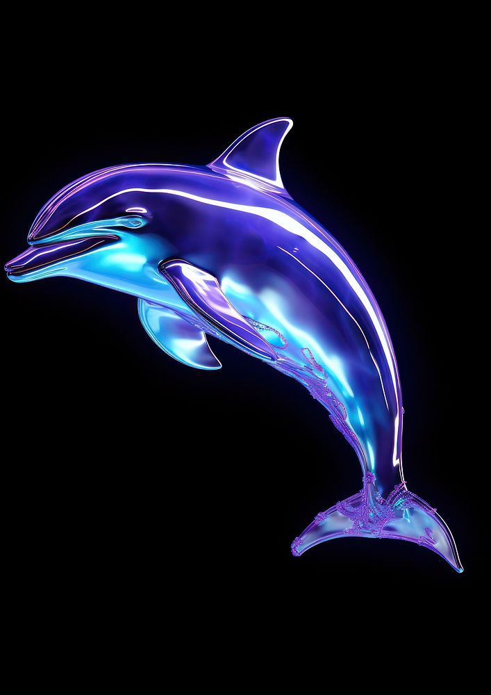 Dolphin animal mammal fish. | Premium Photo Illustration - rawpixel