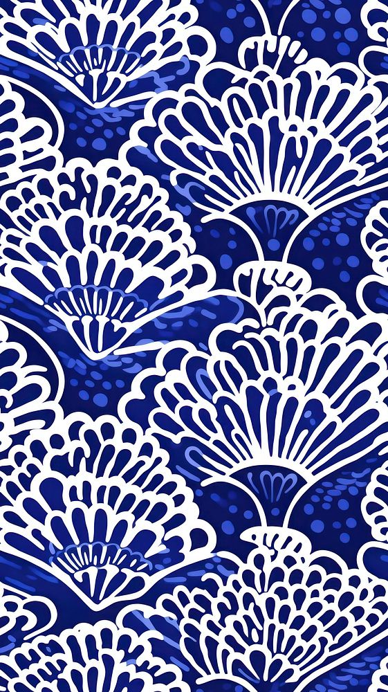 Tile pattern shell wallpaper art | Premium Photo Illustration - rawpixel