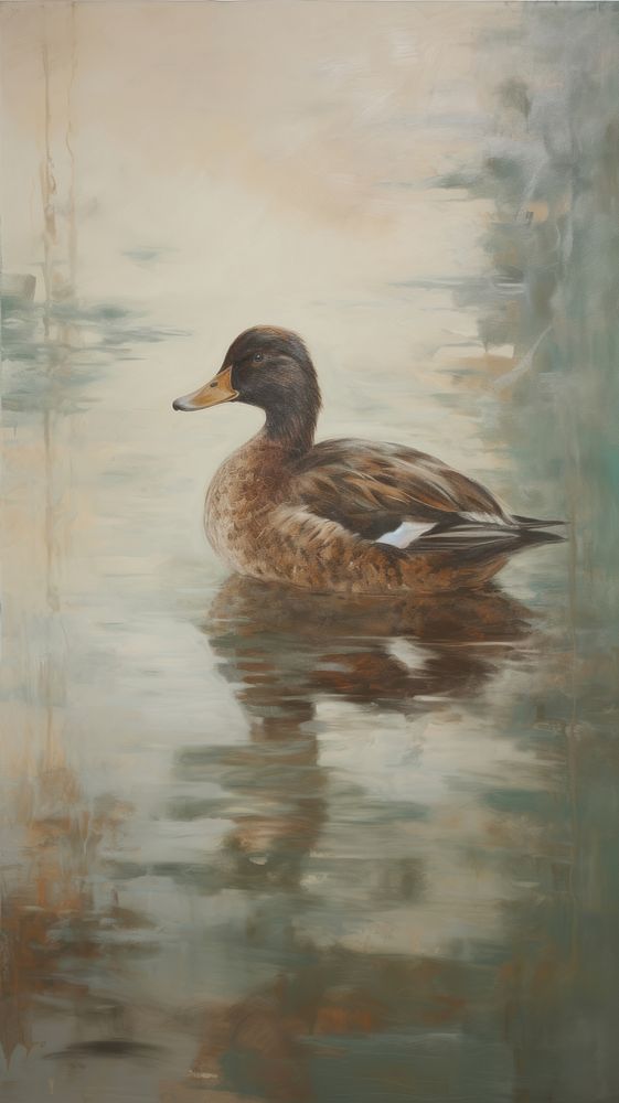 Acrylic paint duck animal bird | Premium Photo Illustration - rawpixel