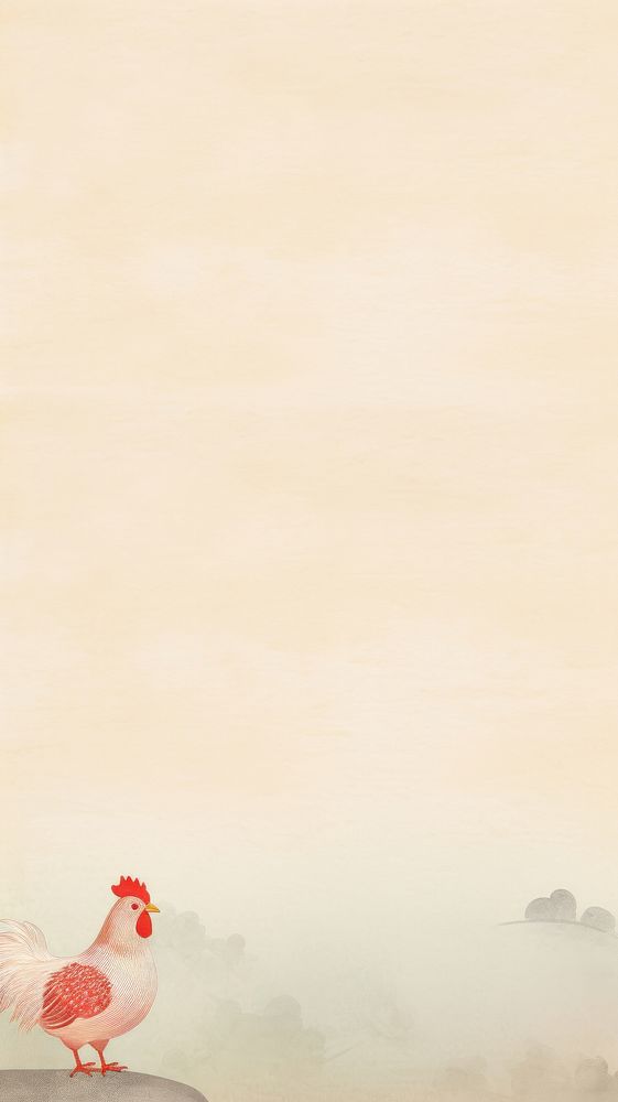 Chicken scenery wallpaper animal bird | Premium Photo Illustration ...