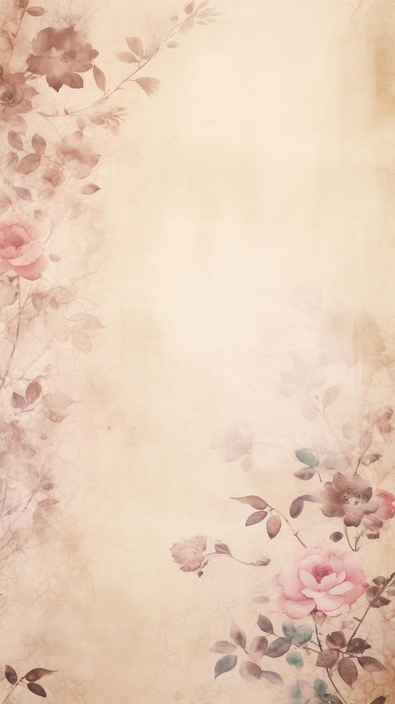 Rose scenery wallpaper texture flower | Premium Photo Illustration ...