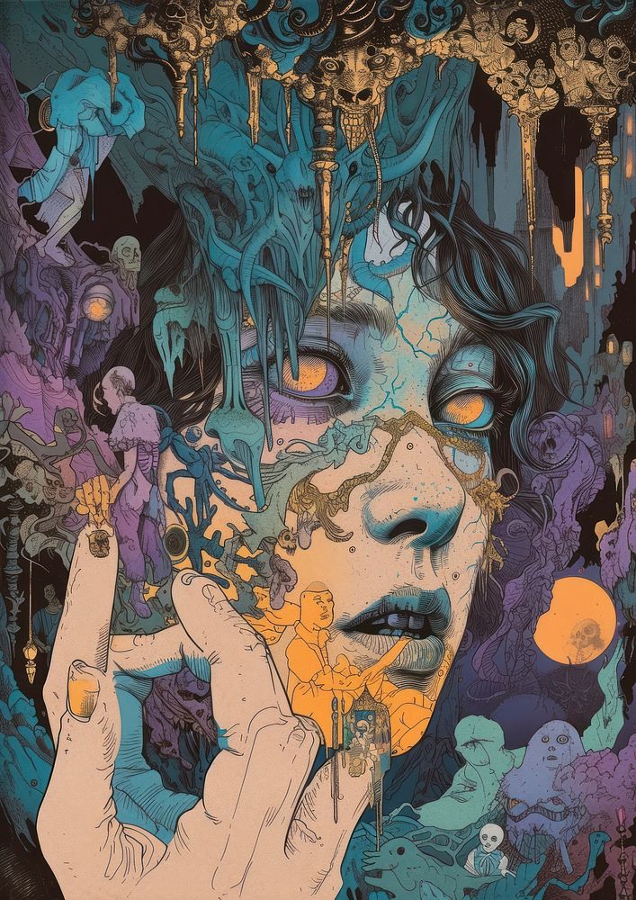 Cover book one hand monster | Premium Photo Illustration - rawpixel