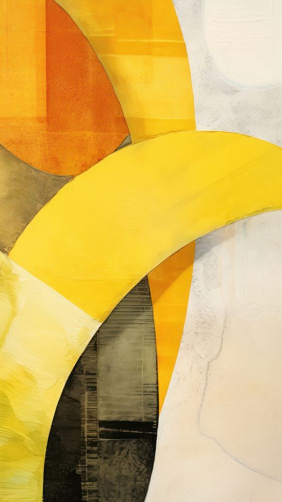 Banana abstract painting art. | Free Photo Illustration - rawpixel