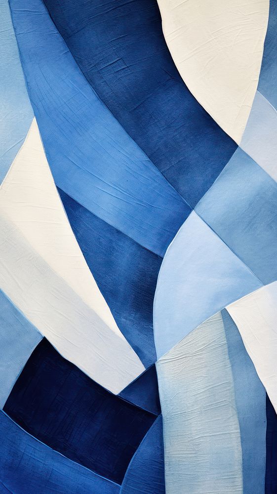 Blue abstract shape art. | Free Photo Illustration - rawpixel