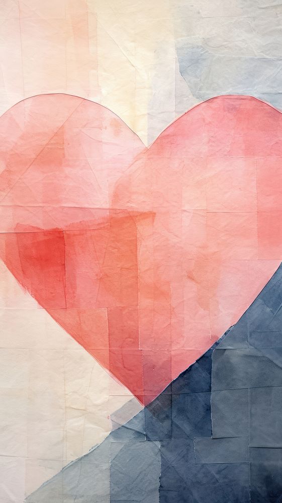 Heart abstract shape backgrounds. | Free Photo Illustration - rawpixel