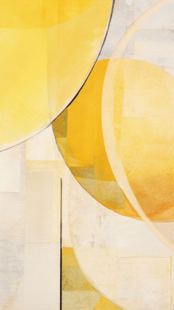 Lemon abstract painting shape. | Free Photo Illustration - rawpixel